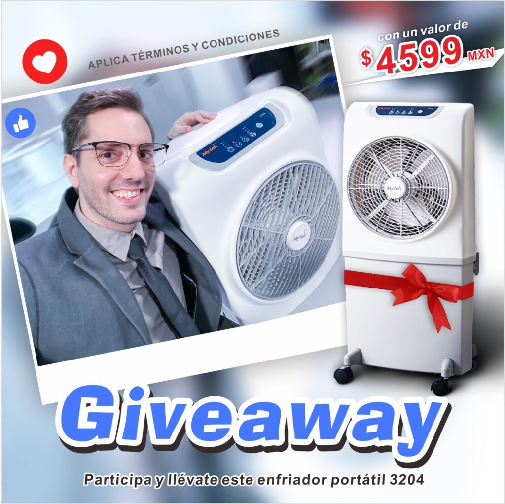 Giveaway Para Fans de Mytek: Gana 1 de 5 enfriadores evaporativos ...